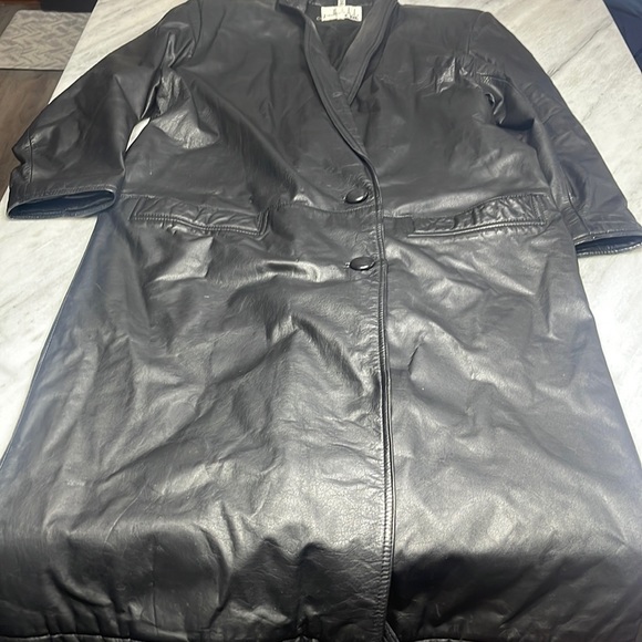 Pelle Club | Jackets & Coats | Vintage Pelle Club Leather Trench Coat ...